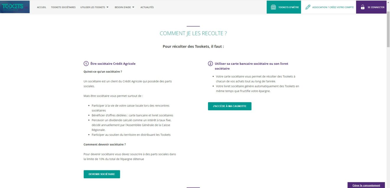 Vous avez le pouvoir d’aider l’OTPL avec les tookets du Crédit Agricole ...